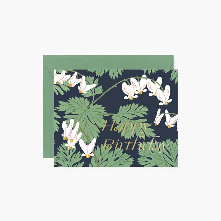 Wood Flora Happy Birthday Greeting Card – PARK STORY